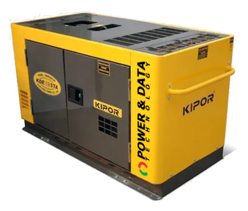 GENERADOR ENCAPSULADO KIPOR KDE16STA3 10KW SB, 60Hz, 230VAC | Powerdata